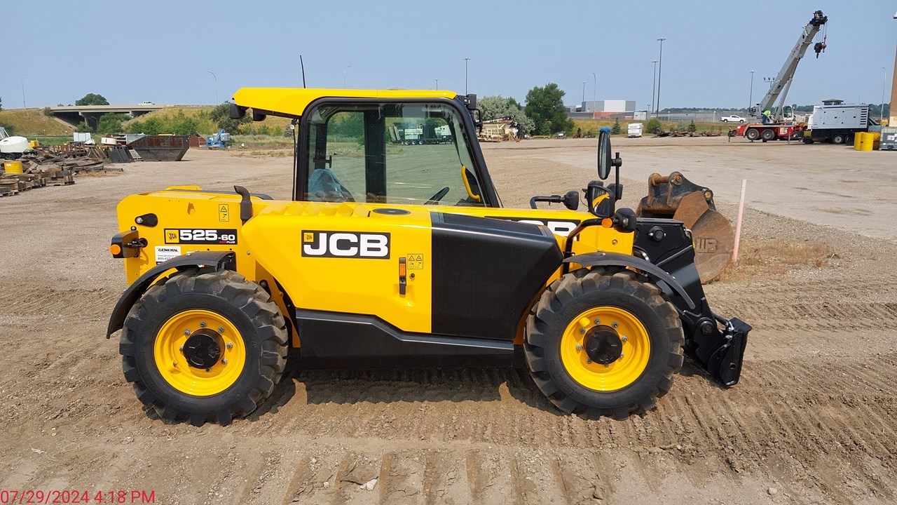 2024 JCB 525-60 AGRI PLUS Forklift For Sale Stock E00070118 » General Equipment & Supplies, Inc.
